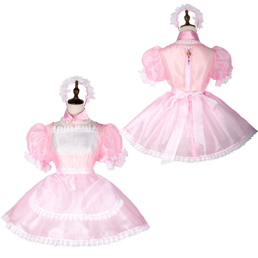 pink organza dress G1781 – Sissy Dress